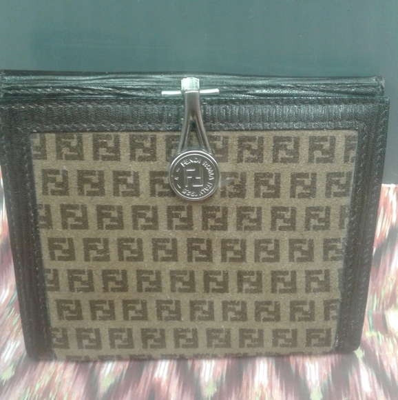Fendi | Bags | Fendi Roma Wallet Brown Bifold Small | Poshmark